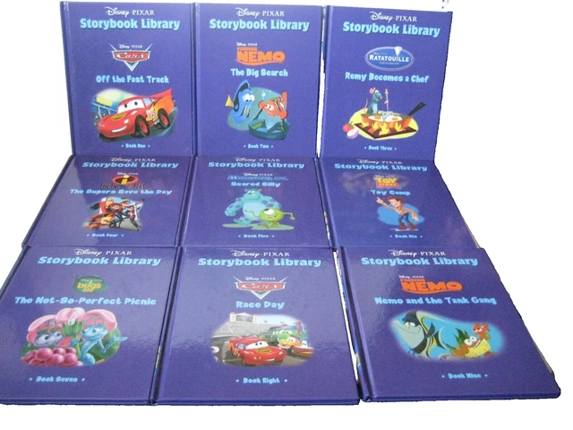 DISNEY PIXAR STORY Books Library Set of 12 Movie Storylines (Hardcover ...