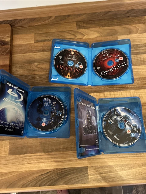 ROBERT LANGDON TRILOGY Blu-Ray Da Vinci Code/Angels & Demons/Inferno Tom Hanks £10.00 - PicClick UK