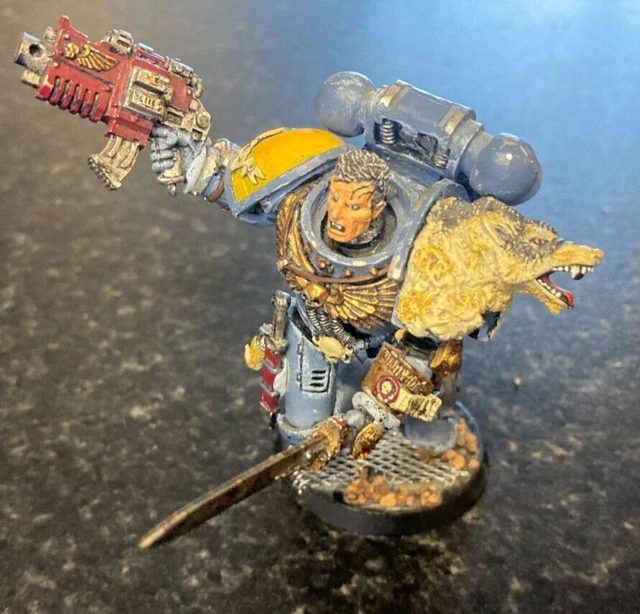 WARHAMMER 40K INQUISITOR 54mm BROTHER ARTEMIS Metal Citadel SPACE WOLF ...