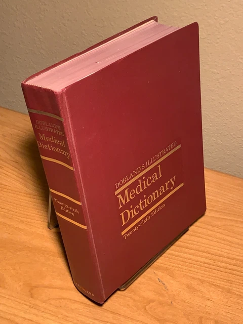 DORLAND'S ILLUSTRATED MEDICAL Dictionary Index 26th Edition (1981, W.B ...
