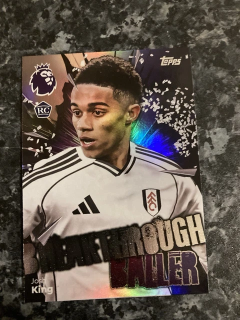 JOSH KING TOPPS Premier League 2025/2026 Fulham 25/26 Breakthrough ...