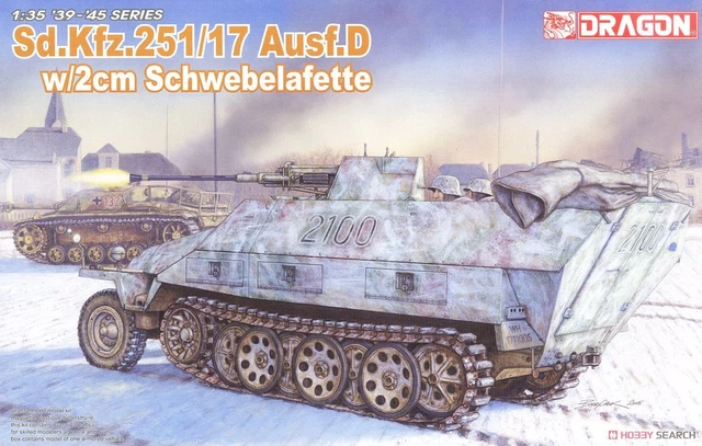 DRAGON 6292 GERMAN Sd.Kfz.251/17 Ausf.D ASDF-propelled Artillery Versus ...