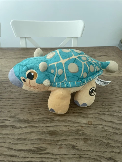 JURASSIC WORLD PARK Camp Cretaceous Dinosaur Bumpy Ankylosaurus Plush ...