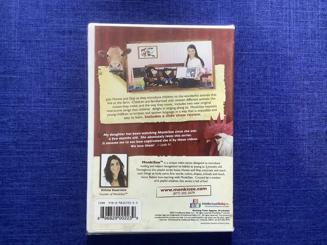 HOWIE & SKIP’S ~ MONKISEE: Animals At the Farm (DVD) New Sealed Region ...