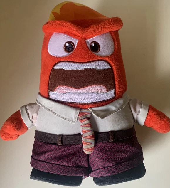 DISNEY PIXAR INSIDE Out Talking ANGER 9" Sound Plush Doll Talking ...