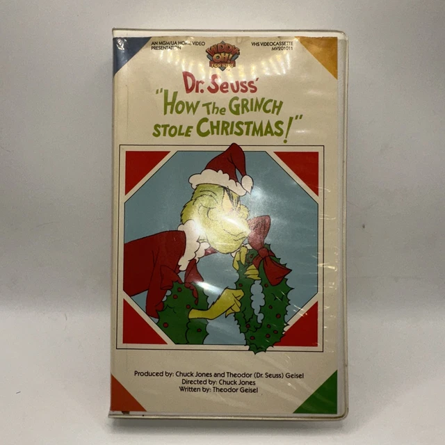 DR SEUSS HOW the Grinch Stole Christmas VHS Video Tape MGM 1986 $5.79 ...