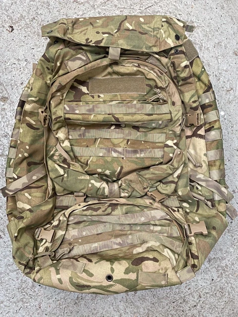 BRITISH ARMY MTP Camo 90L Bergan Rucksack Bergen with Frame Camouflage ...