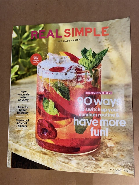 REAL SIMPLE MAGAZINE July 2024 The ADVENTURE Issue 90Ways To SWITCH UP ...