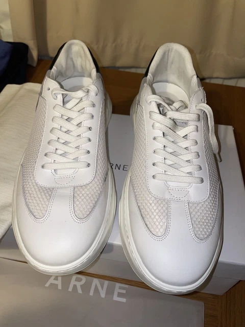 LIMITED EDITION ARNE Runner - White and Grey Mens Shoes - Immaculate ...