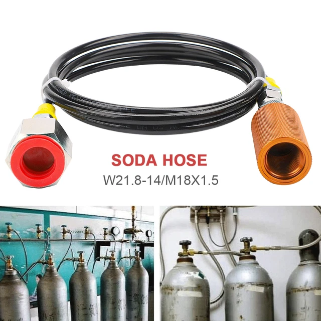 CO2 INFLATABLE ADAPT Soda Gas Cylinder Through High-Pressure Hose ...