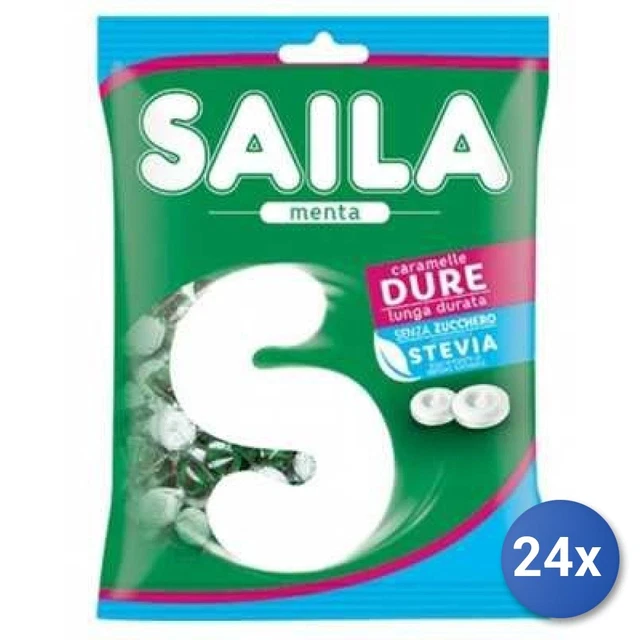 24X MULTIPACK Caramelle Saila Free Menta Busta Dure Gr 75 EUR 10,05 ...