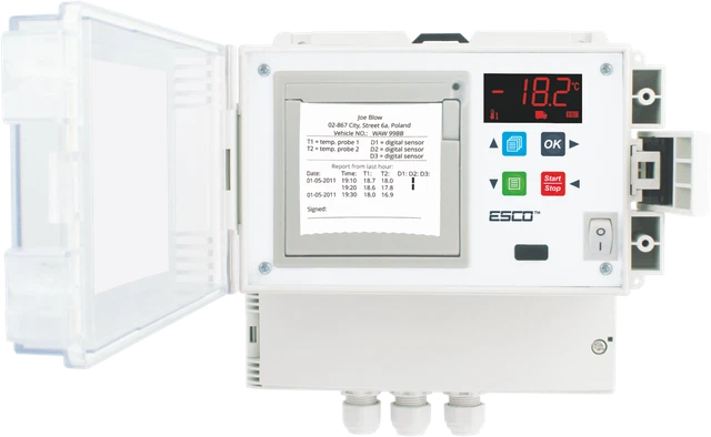 TRUCK TRAILER DATALOGGER with Printer Temperature Humidity Recorder ...