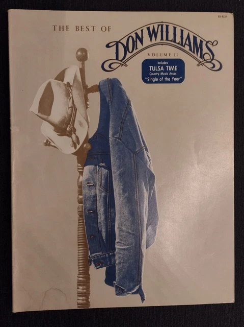 THE BEST OF Don Williams Vol 11 _Piano/Vocals/Guitar Chords Tab Book ...