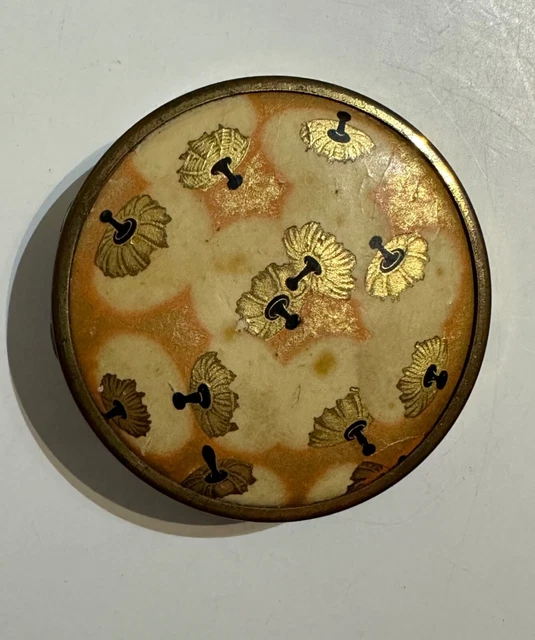 COTY LALIQUE DESIGN Powder Puff Compact 1950's £29.99 - PicClick UK