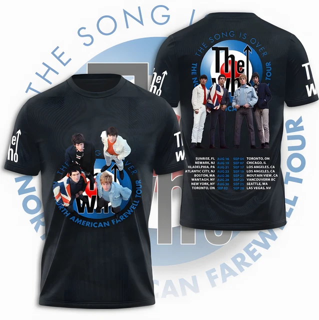 THE WHO THE North American Farewell Tour 2025 The Song Is Over 3D T ...