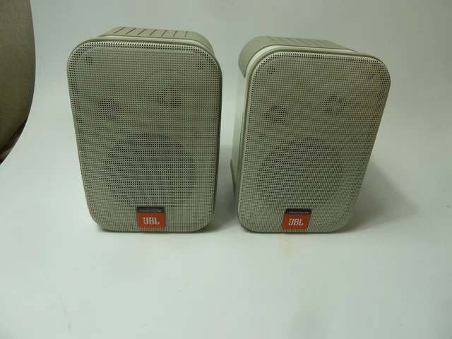 JBL - 2X Control 1 Pro Speakers - White - very good condition + wires £ ...