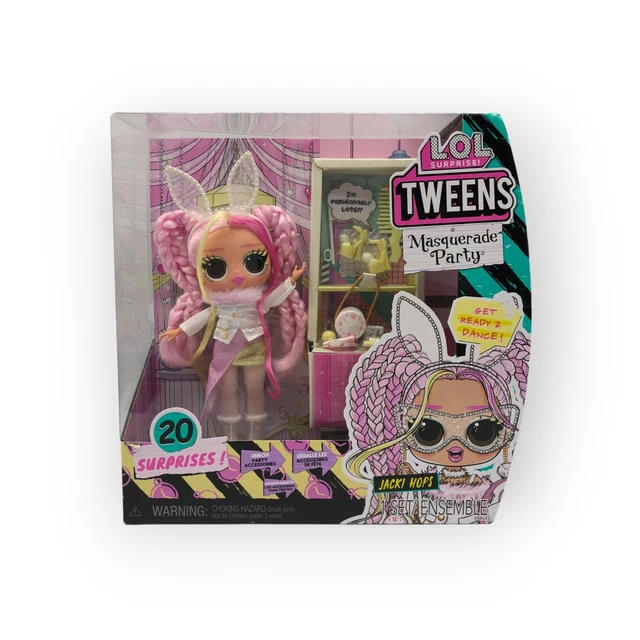 LOL JACKI HOPS Puppe Surprise Tweens Masquerade Party mit 20 ...