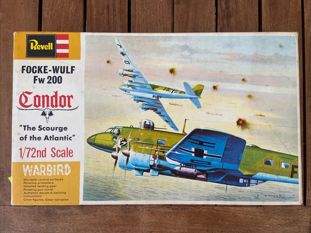 MAQUETTE REVELL AVION 1/72 Focke-Wulf Fw200 Condor Ancien Jouet No Tôle ...