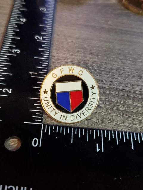 GENERAL FEDERATION OF Womens Club Pin GFWC Unity In Diversity i3 £9.65 ...