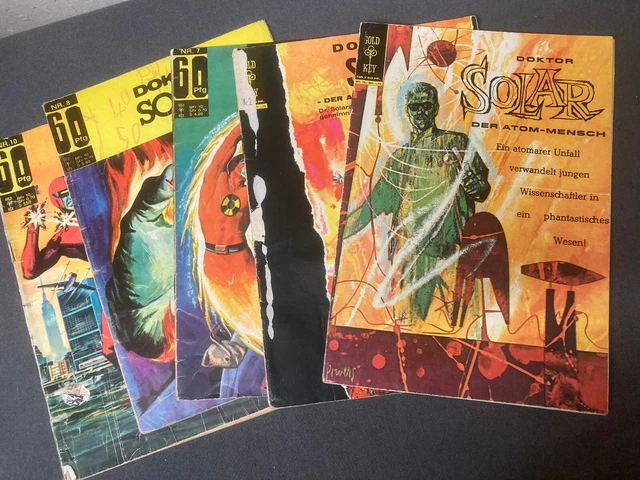 BSV: 5 X DOKTOR SOLAR Comic Hefte (60er Jahre) [2278] EUR 14,50 ...