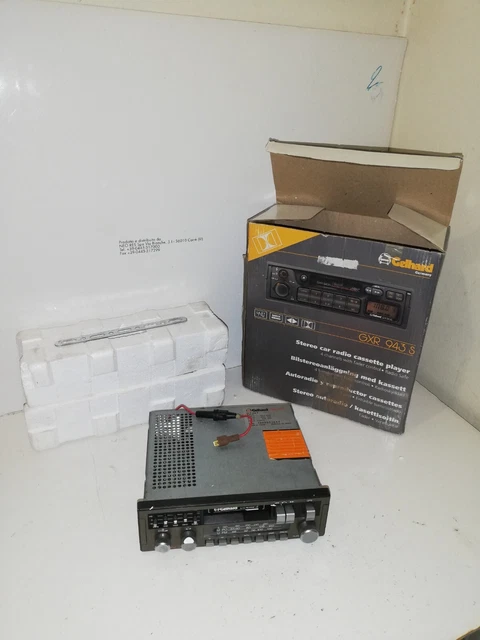 POSTE VOITURE AUTORADIO A Cassette Am/Fm Gelhard Gxr 228 Vintage ...