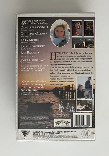 HOTEL SORRENTO [VHS] Roadshow Ex-Rental Big Box Clamshell Video Tape 1995 VGC $29.95 - PicClick AU