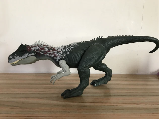 JURASSIC WORLD ALLOSAURUS Roar Attack Green Cretaceous Dino Escape ...