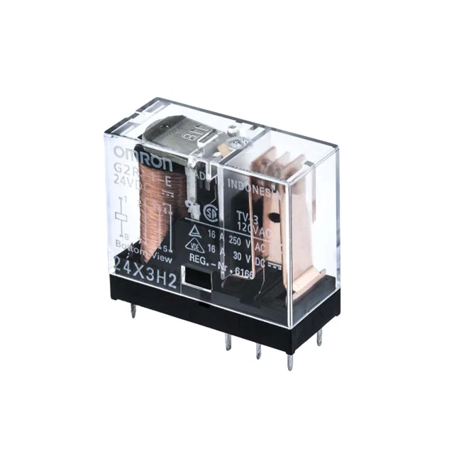 OMRON RELAY BASE MR11F1024VDC & Relay 24VDC G2R-1-E EUR 27,20 - PicClick FR