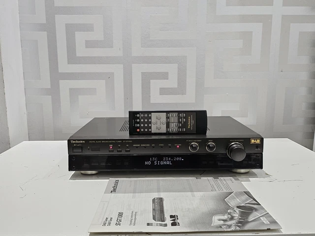 TECHNICS ST-GT1000 DAB Tuner + Remote & Manual High End Hifi Separate ...