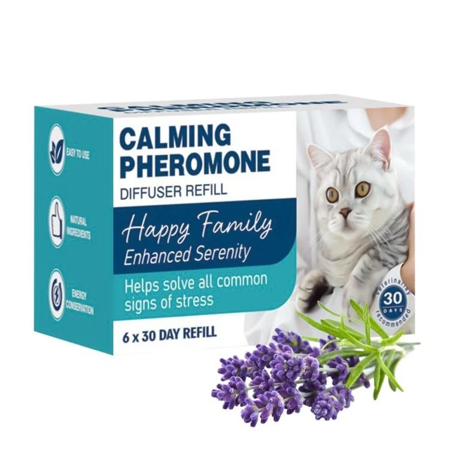 3-6 PACK CAT Calming Diffuser Refills For Cats Long-Lasting Pheromone ...