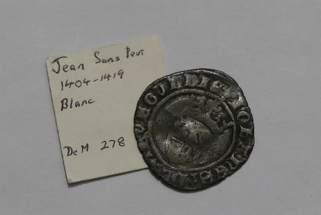 🧭 🇫🇷 FRANCE GROS BURGUNDY JOHN THE FEARLESS (1404-1419) SCARCE 2.15Gr B73... $140.51 - PicClick CA