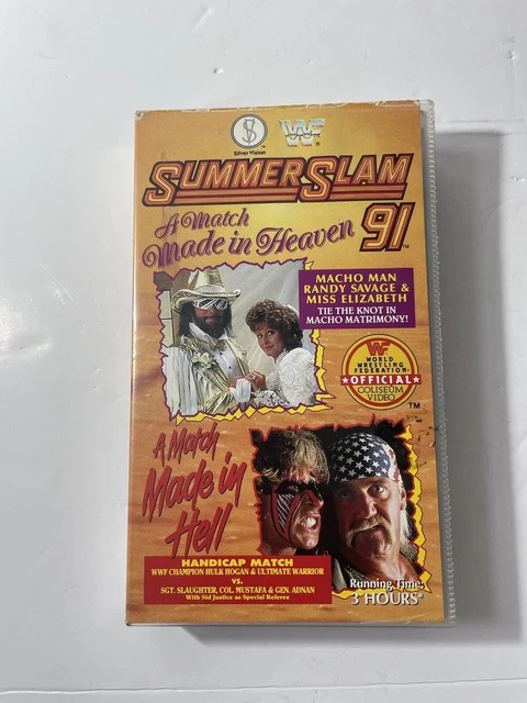 WWF - SUMMERSLAM '92 (VHS, 1992) - WWE Wrestling Savage Warrior ...