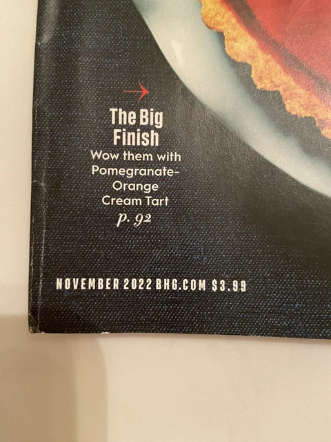 BETTER HOMES & Gardens Magazine November, 2022 Back Issue £4.45 ...