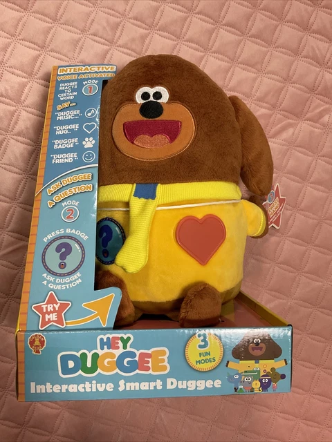 CBEEBIES HEY DUGGEE Voice Activated Interactive Smart Duggee Soft Toy £ ...