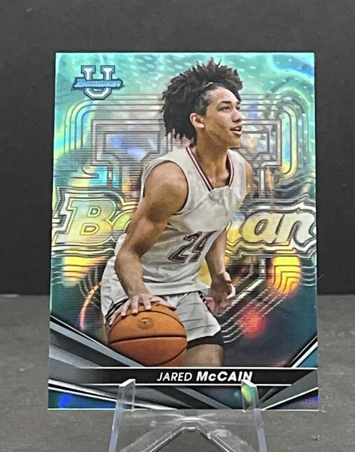 JARED MCCAIN DUKE Blue Devils 2022-23 Bowman University meilleure lave ...