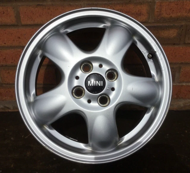 MINI R50 R53 R55 R56 R57 Alloy Wheel 5 Star Spooler 100 Silver 15 ...