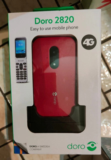 DORO 2820 - Téléphone Portable simplifié 4G à Clapet - idéal Senior ...