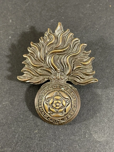 WW1 BRITISH ARMY, Royal Fusiliers Officer's Cap Badge EUR 28,46 ...