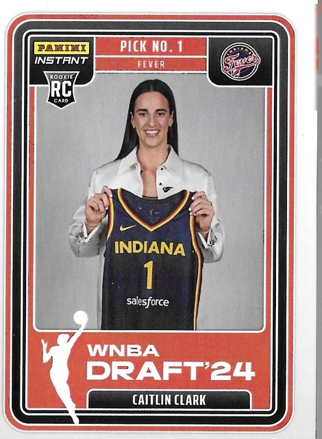 CAITLIN CLARK 2024 Panini Instant #1 Draft Pick Rookie Indiana Fever ...