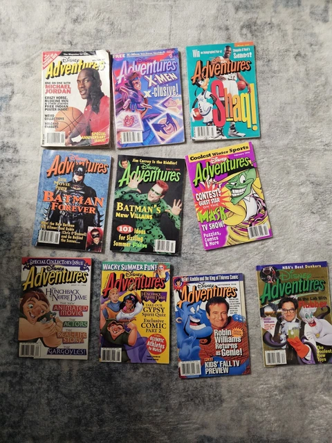 LOT DE 10 Disney Adventures Magazine Shaq, Batman, X-Men EUR 29,39 ...