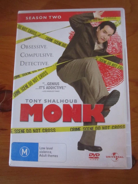 DVD MONK Season Two Box Set 4 Disc Set Great ** Must See ** EUR 1,51 ...