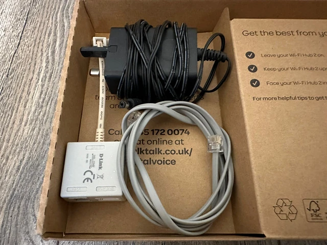 HUAWEI TALK TALK DG8041W WLAN Wireless Router + Zubehör, Top Zustand ...