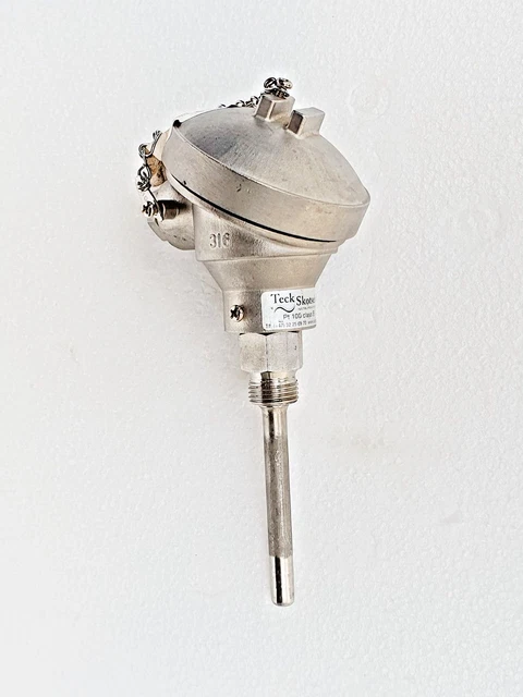 TECK SKOTSELV PT 100 RTD Temperature Transmitter Sensor, Stainless ...