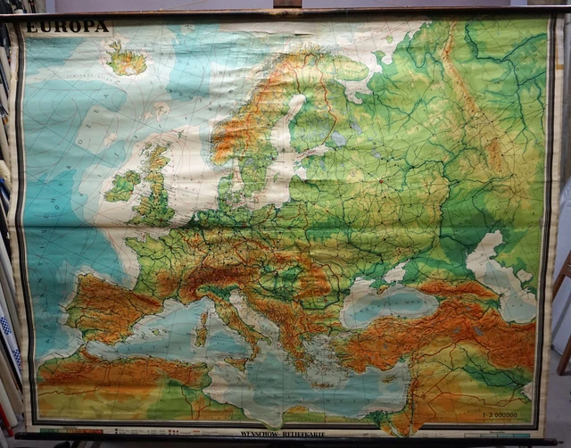 School Wall Map Wall Map School Map Rolling Map Europe In The 16th Porn Sex Picture