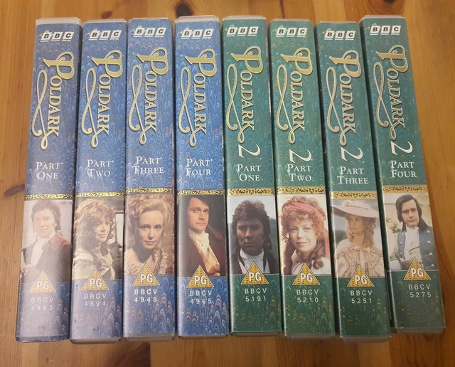 POLDARK COMPLETE COLLECTION 8 VHS BBC Videos Series 1 And 2 £5.42 ...