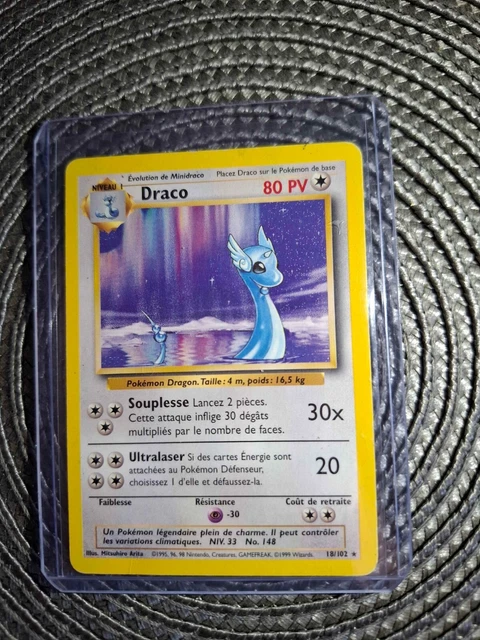 CARTE POKÉMON RARE Draco 18/102 Set de Base Edition 2 Wizards FR EUR 55 ...