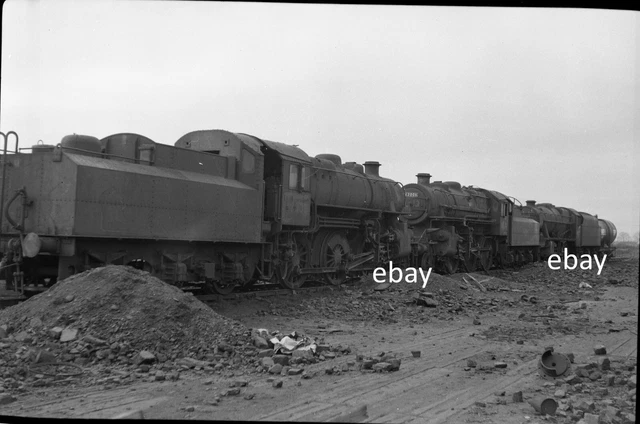ORIGINAL LARGER NEGATIVE Of Lms Steam Locos 43008,43006 Lostock Hall 16 ...