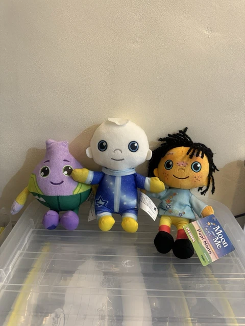 CBEEBIES MOON AND Me Soft Toy Plush Bundle Moon Baby Pepi Nana, Onion £ ...