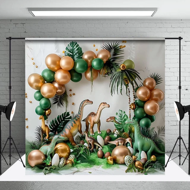 BALLOON FOREST DINOSAUR Safari Photography Backdrop $37.90 - PicClick AU