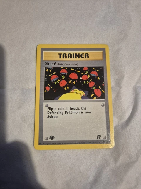 POKÉMON TCG SLEEP! Team Rocket Card 79/82 Regular 1st Edition £5.45 ...